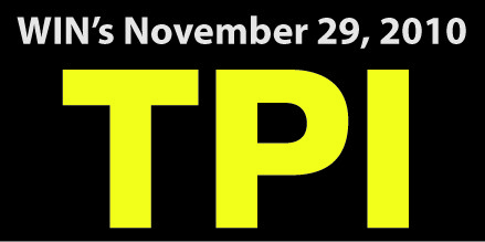 WIN'S November 29, 2010 Tournament Power Index (TPI) and Individual ...