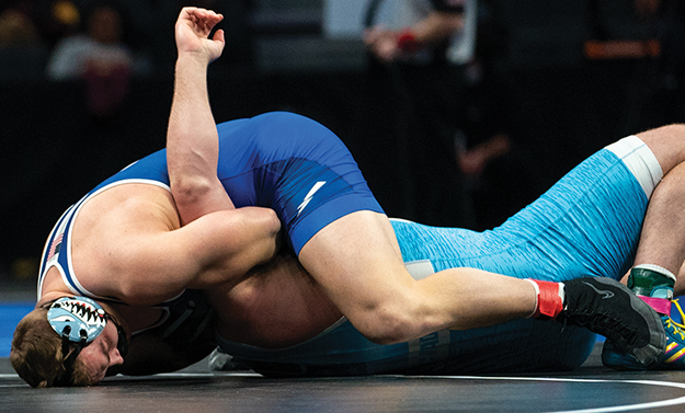 Schalles winner Hendrickson took on lighter wrestler’s mentality to ...