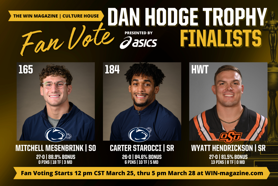 WIN Magazine/Culture House Dan Hodge Trophy Fan Vote, Presented by ...