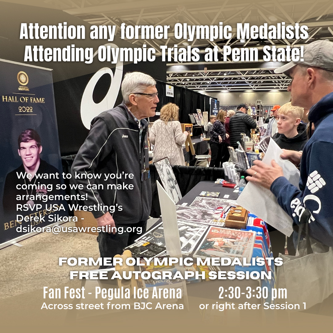 Olympic Medalists Autograph Session at Trials - WIN Magazine - WIN Magazine
