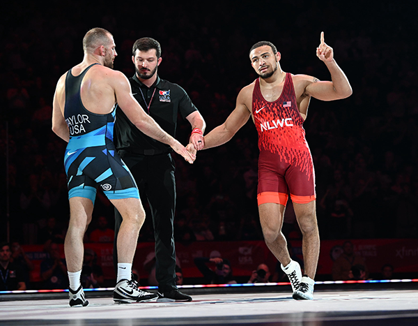 Brooks stuns Taylor in men's freestyle at Olympic Trials - WIN Magazine ...